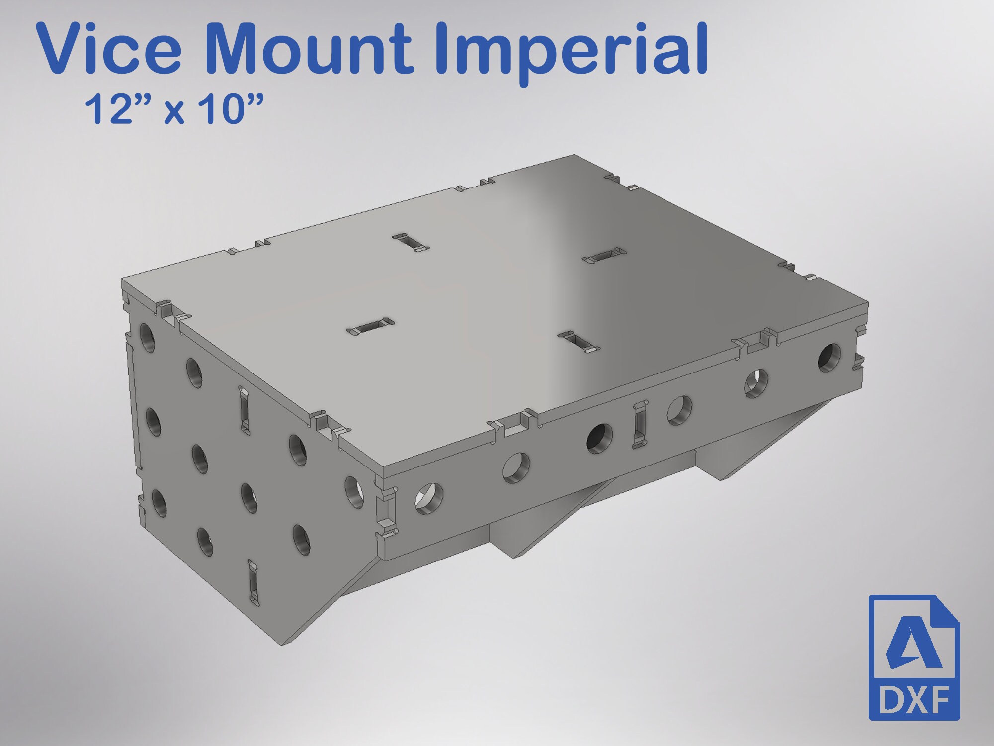 Vice Mount Imperial 12 Inches X 10 Inches X 1/4 Inch Steel for Fab ...