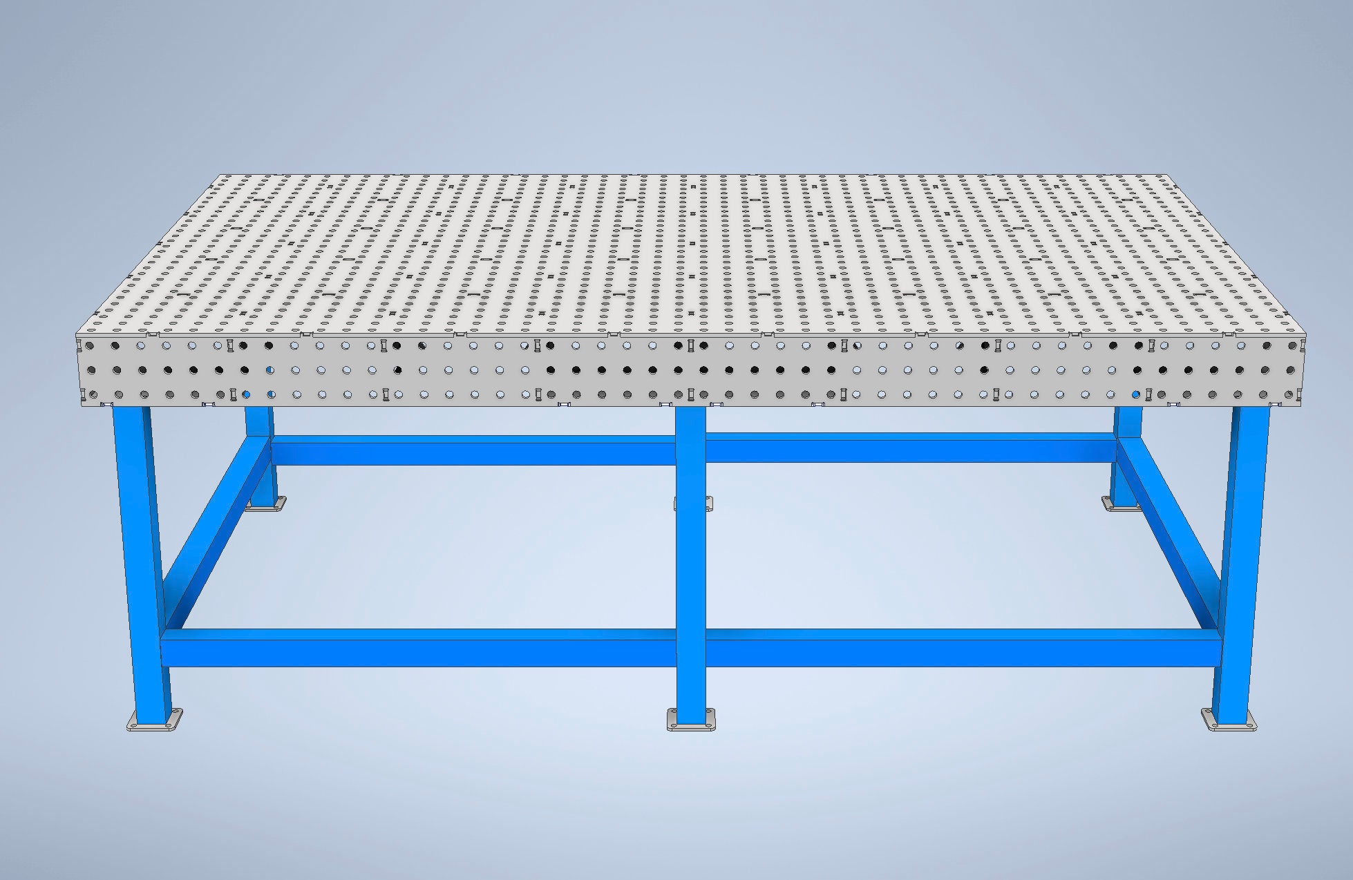 Welding Table 240 X 150 X 8mm - Metric - Laser Cutting DXF Files - Etsy