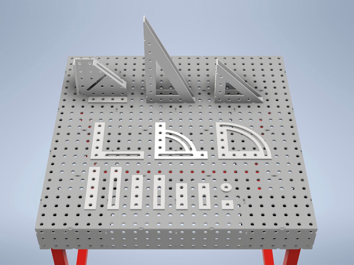 Set Squares & Shims Imperial - for Fab Block, Fixture, Welding Table ...