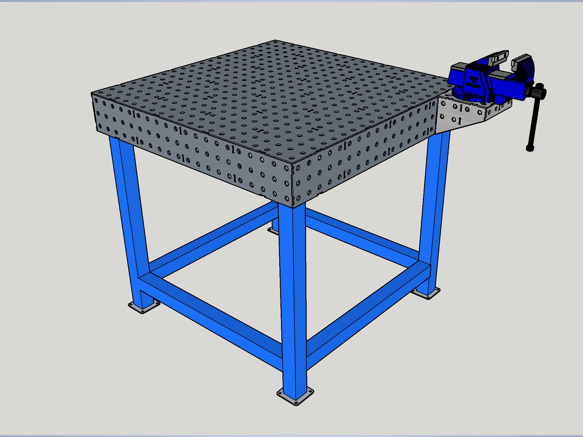 Vice Mount Metric - 30cm X 25cm X 6mm - Laser Cutting DXF File - Etsy