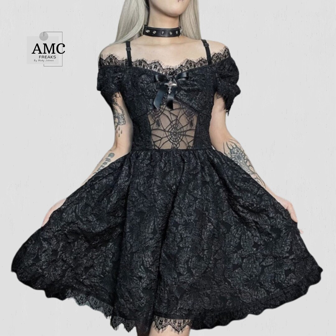 Robe gothique d'Halloween Robes Lolita Goth Automne - Etsy France