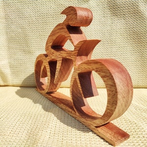 Wooden Cyclist | Etsy
