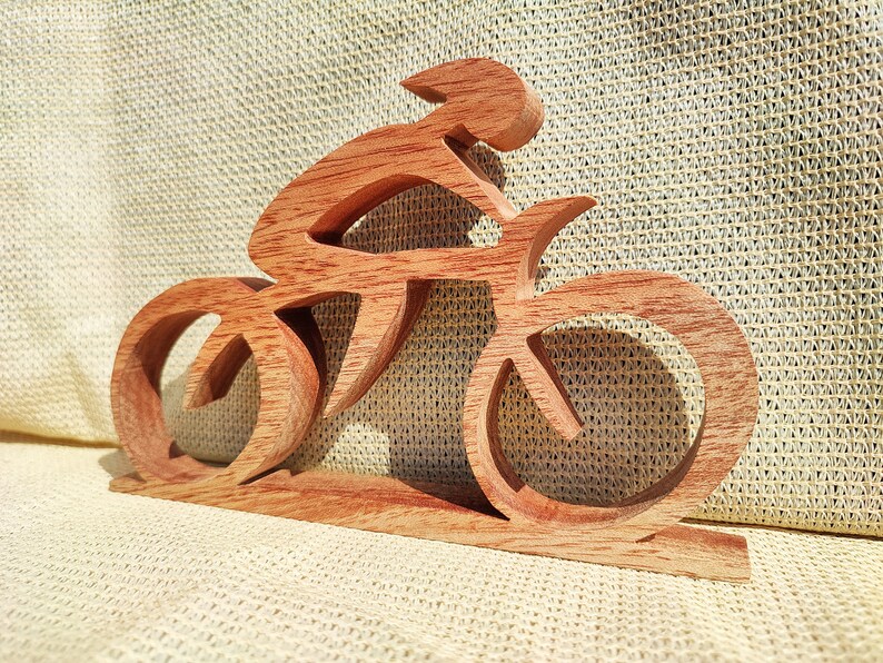 Wooden Cyclist | Etsy