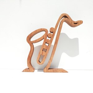 Saxophone, Minimal Handmade Wood Art - Etsy
