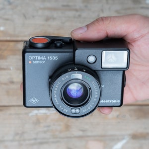 RARE Agfa Optima 1535 Sensor Electronic / 40mm F/2.8 Lens / 35mm Range ...