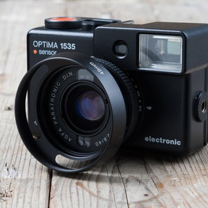 RARE Agfa Optima 1535 Sensor Electronic / 40mm F/2.8 Lens / 35mm Range ...