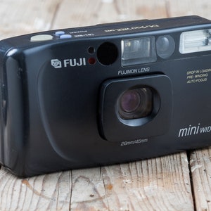Fuji DL-500 Mini Wide Date / Cardia Travel Mini Dual / Black 35mm Point and Shoot Film Camera ...