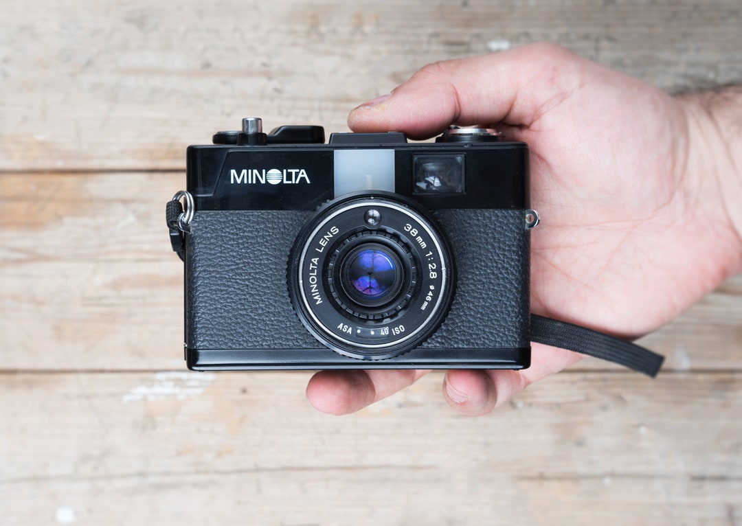 Minolta Hi-matic G2 / 38 Mm F/2.8 Lens / Black 35mm Compact Camera ...