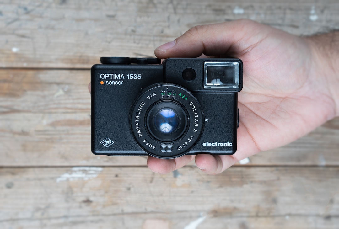 RARE Agfa Optima 1535 Sensor Electronic / 40mm F/2.8 Lens / 35mm Range ...
