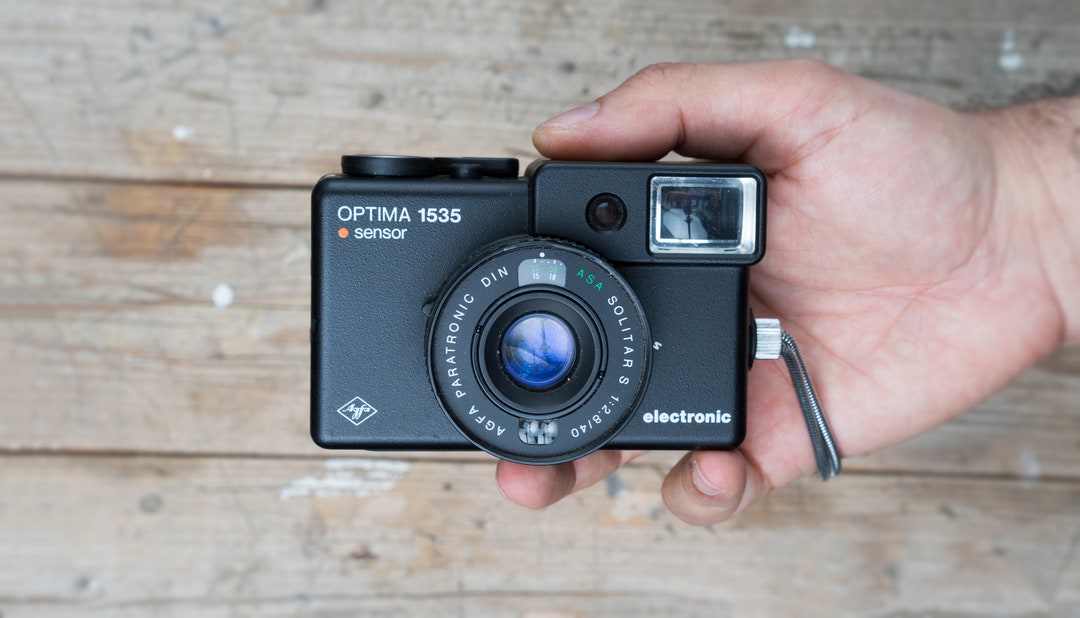 RARE Agfa Optima 1535 Sensor Electronic / 40mm F/2.8 Lens / 35mm Range ...