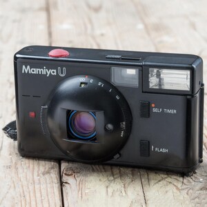RARE MAMIYA U / Mamiya-sekor 35mm F/2.8 Lens / Black 35mm Point and ...