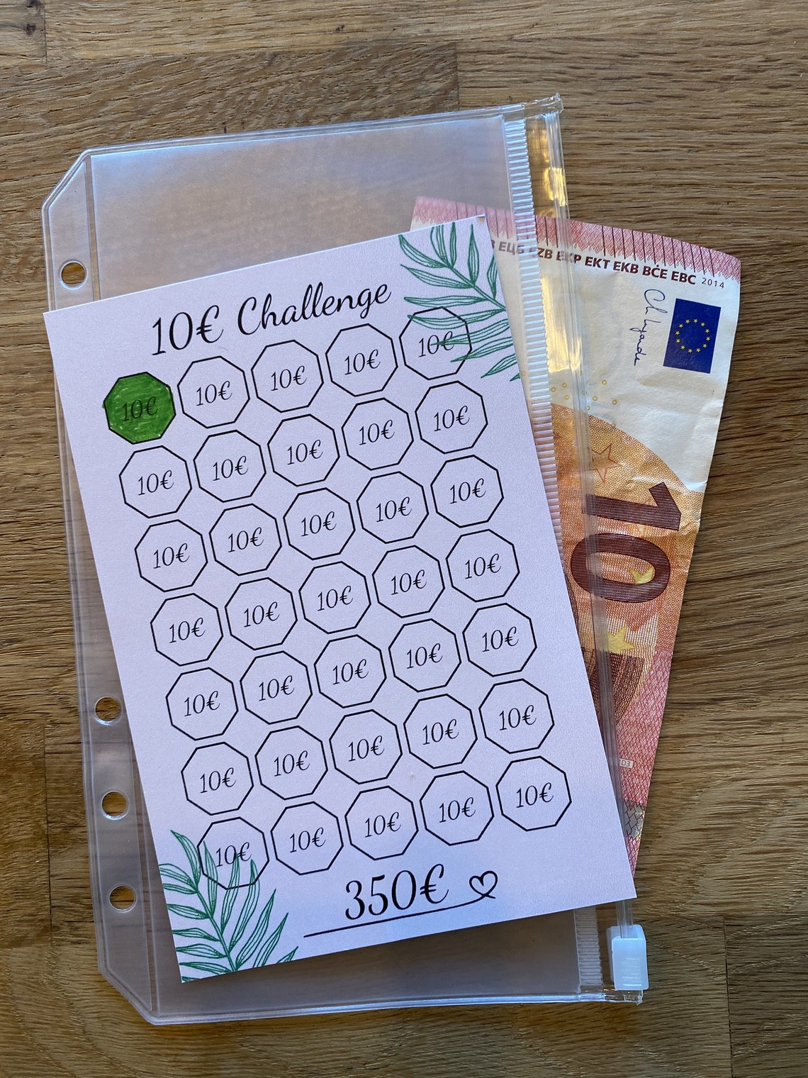 5 Euro / 10 Euro Challenge / Savings Challenge for the - Etsy