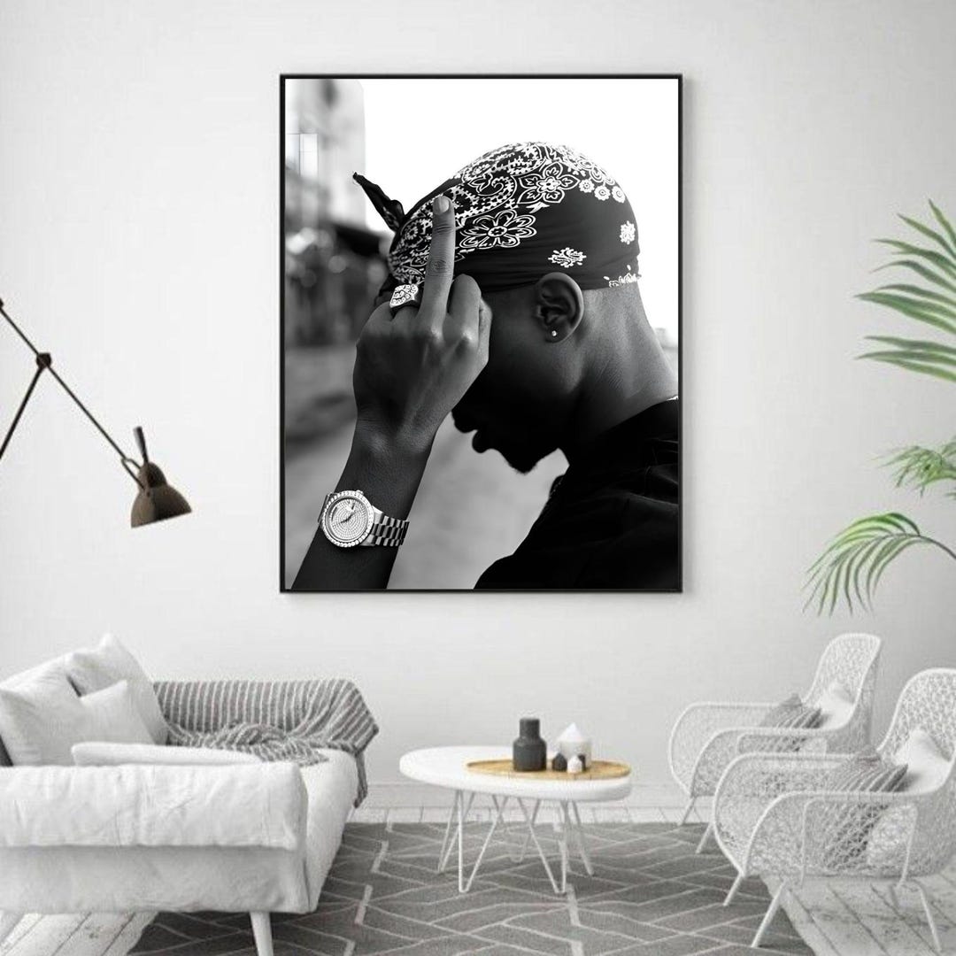 2pac Poster | Tupac Shakur Music Wall Art | Home Decor & Gift Ideas ...