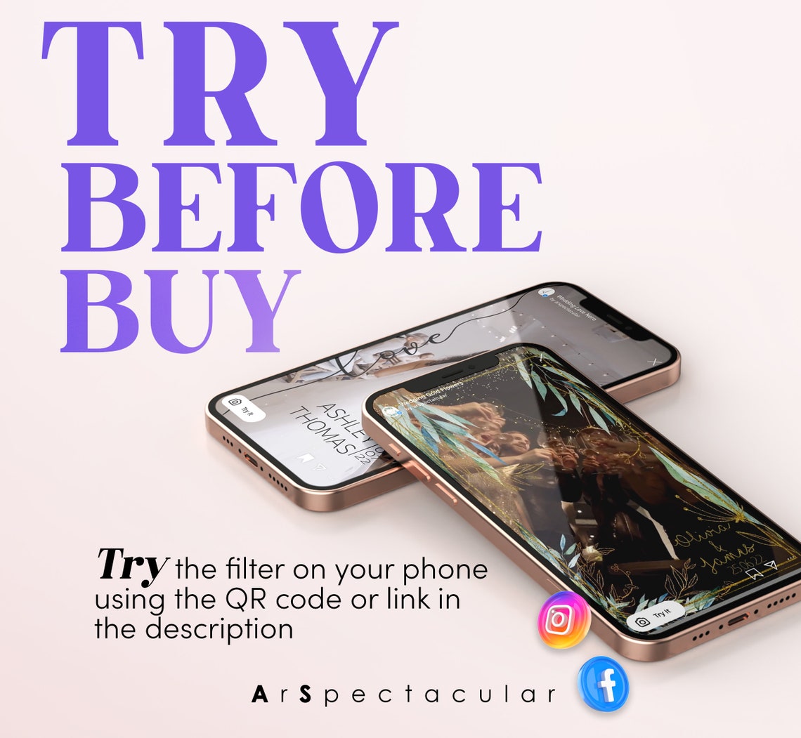 Instagram the Wedding Filter Glitter Facebook Engagement Effect ...