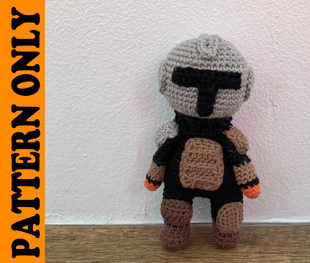 Mandalorian Mando Crochet Doll Amigurumi PATTERN - Etsy