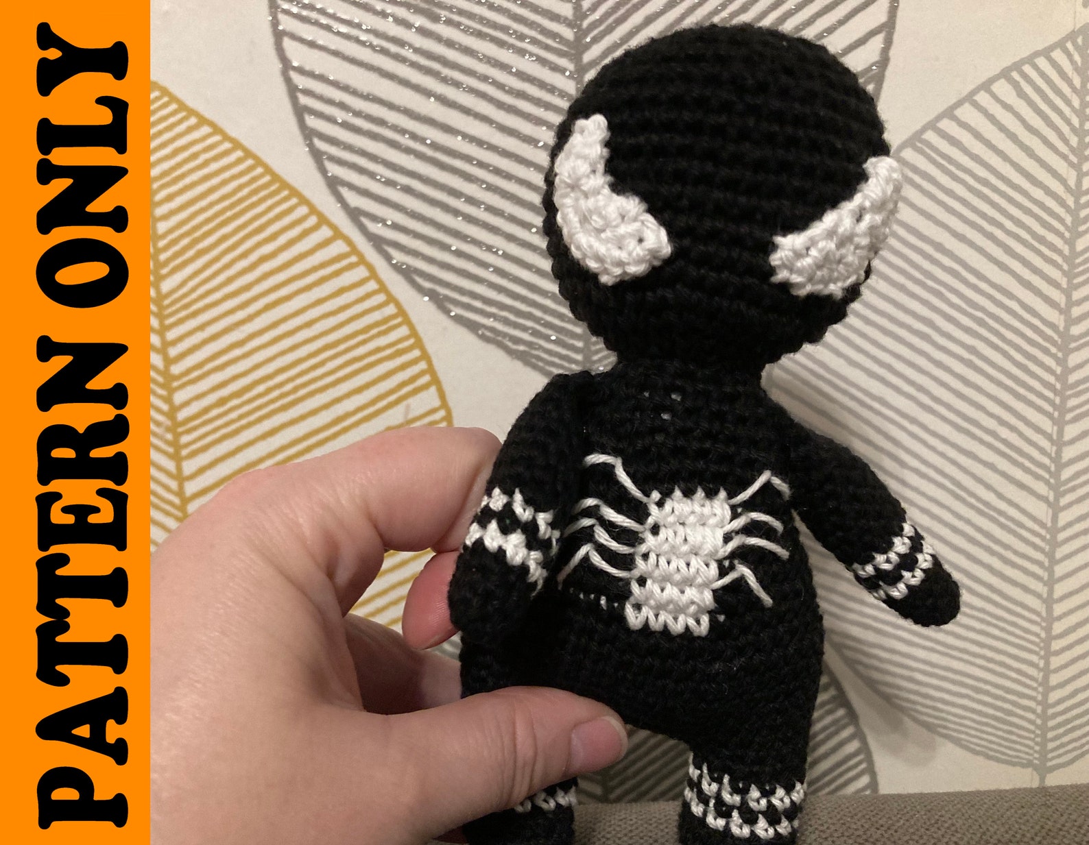 Venom Crochet Doll Amigurumi PATTERN - Etsy