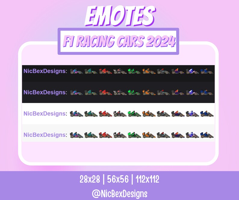 F1 Racing Car Twitch Sub Badges & Emotes / Bit Badges / Streamer ...