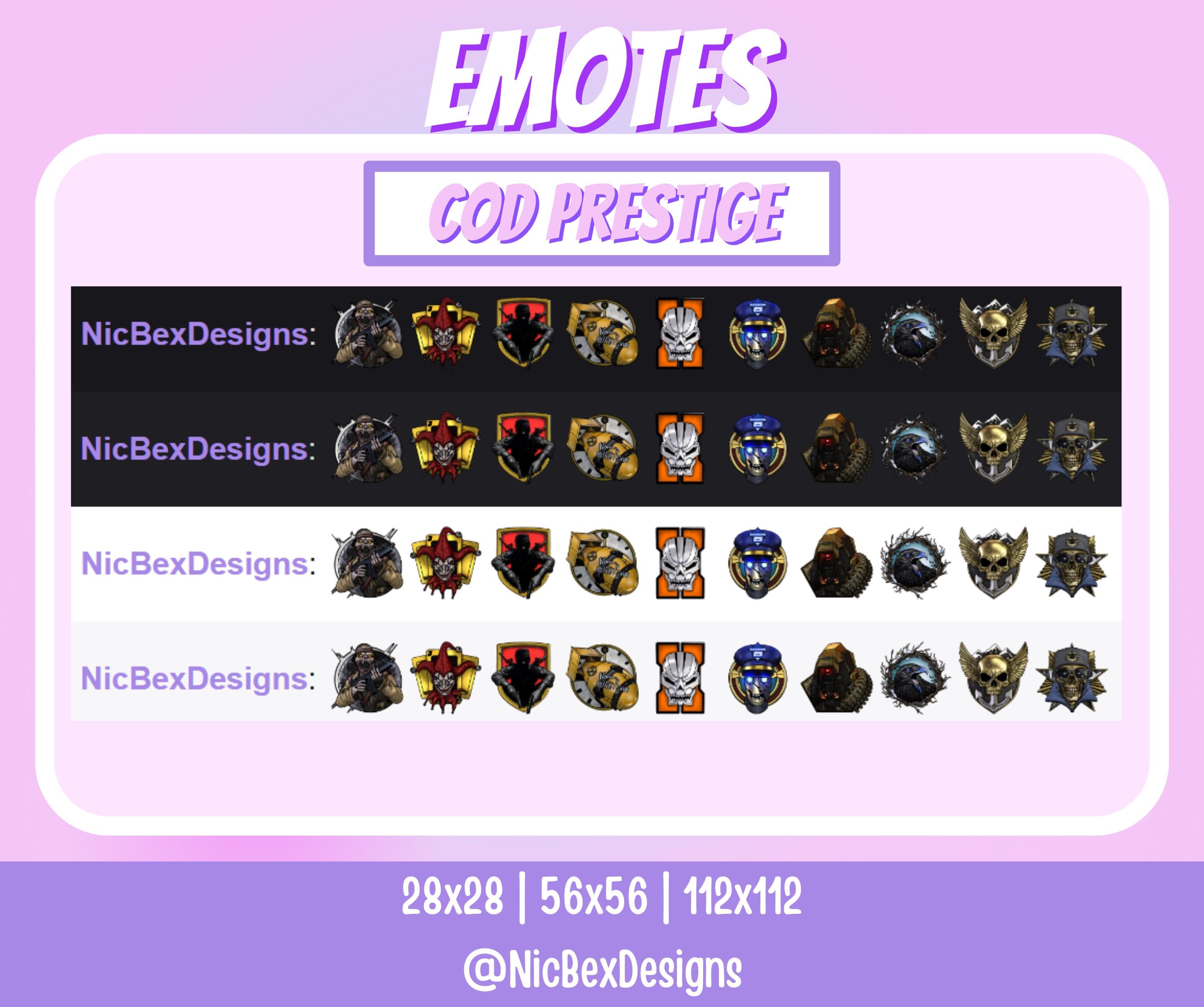 Cod Twitch Sub Badges & Emotes / Warzone Sub Badges / Twitch Stream ...