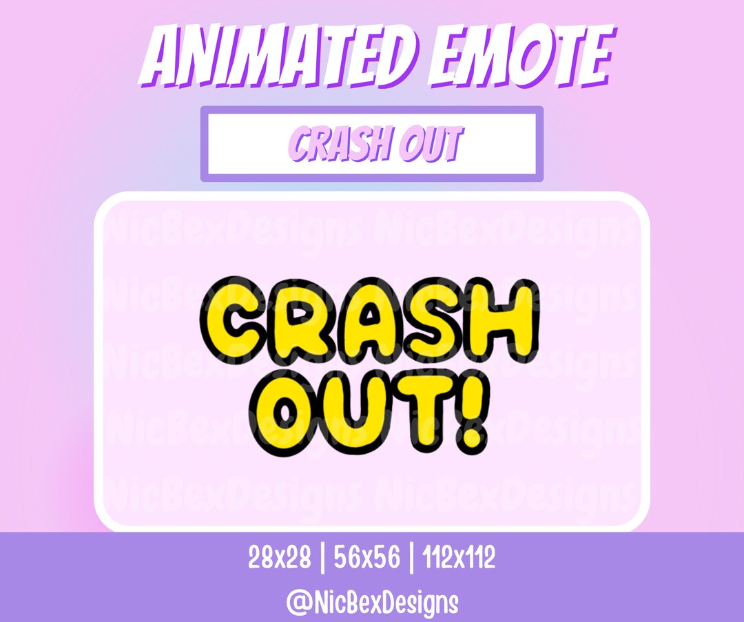 Crash Out Twitch Animated Emote / Streamer / Rage Emote / Crash Out ...
