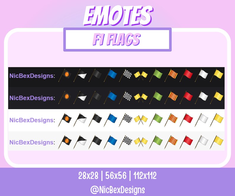 F1 Flag Twitch Sub Badges & Emotes / Bit Badges / Streamer / Youtube ...