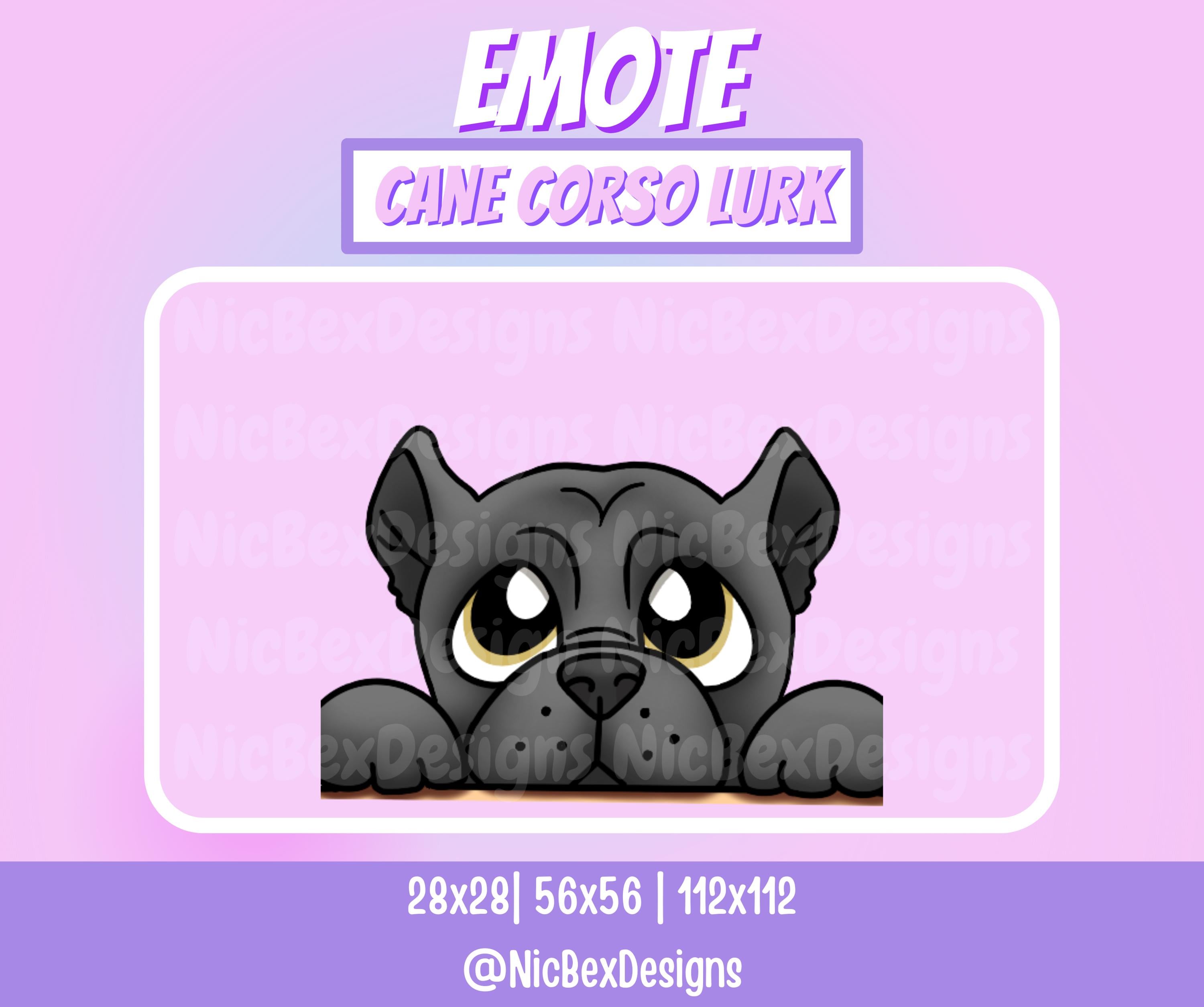 Cane Corso Twitch Emote / Bit Badges / Streamer / Youtube / Stream ...