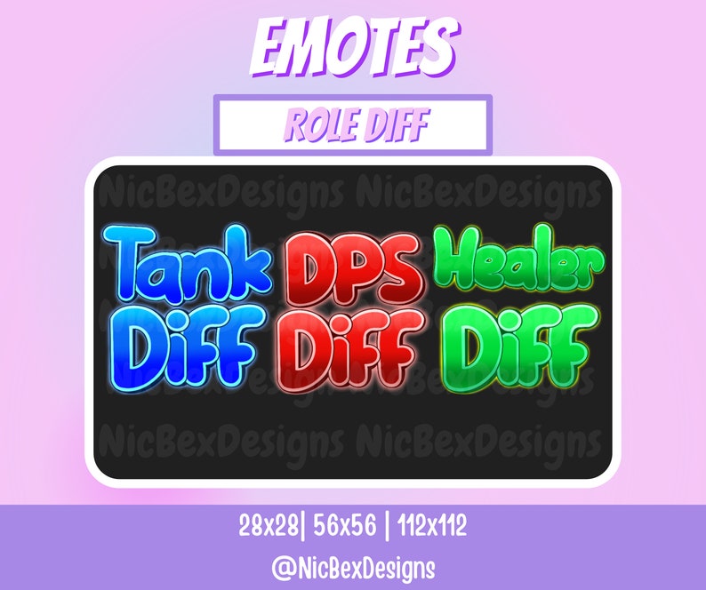 Role Diff Twitch Emotes / Bit Badges / Streamer / Youtube / Cheer ...