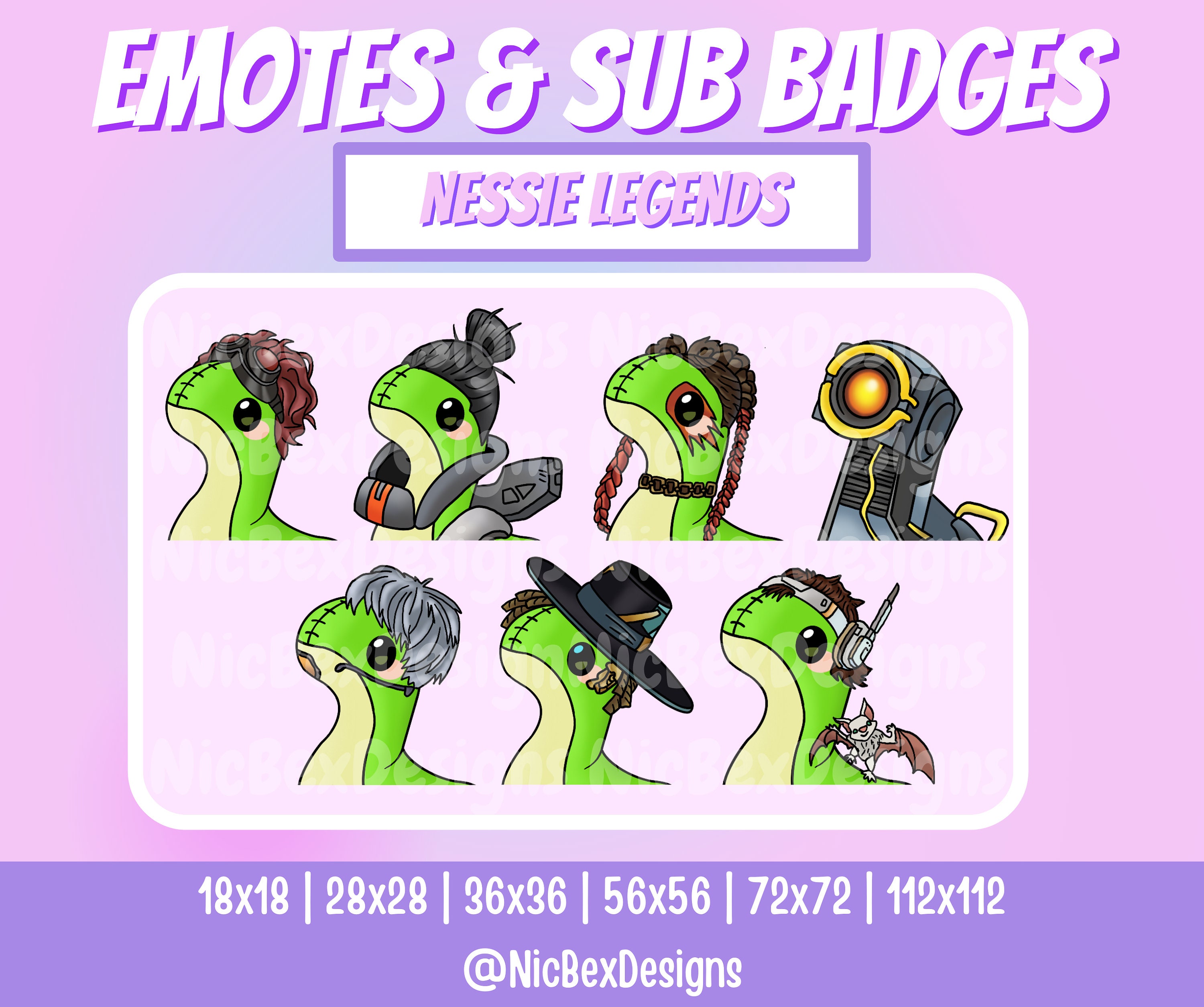 Apex Legends Twitch Sub Badges / Bit Badges / Streamer / Youtube ...