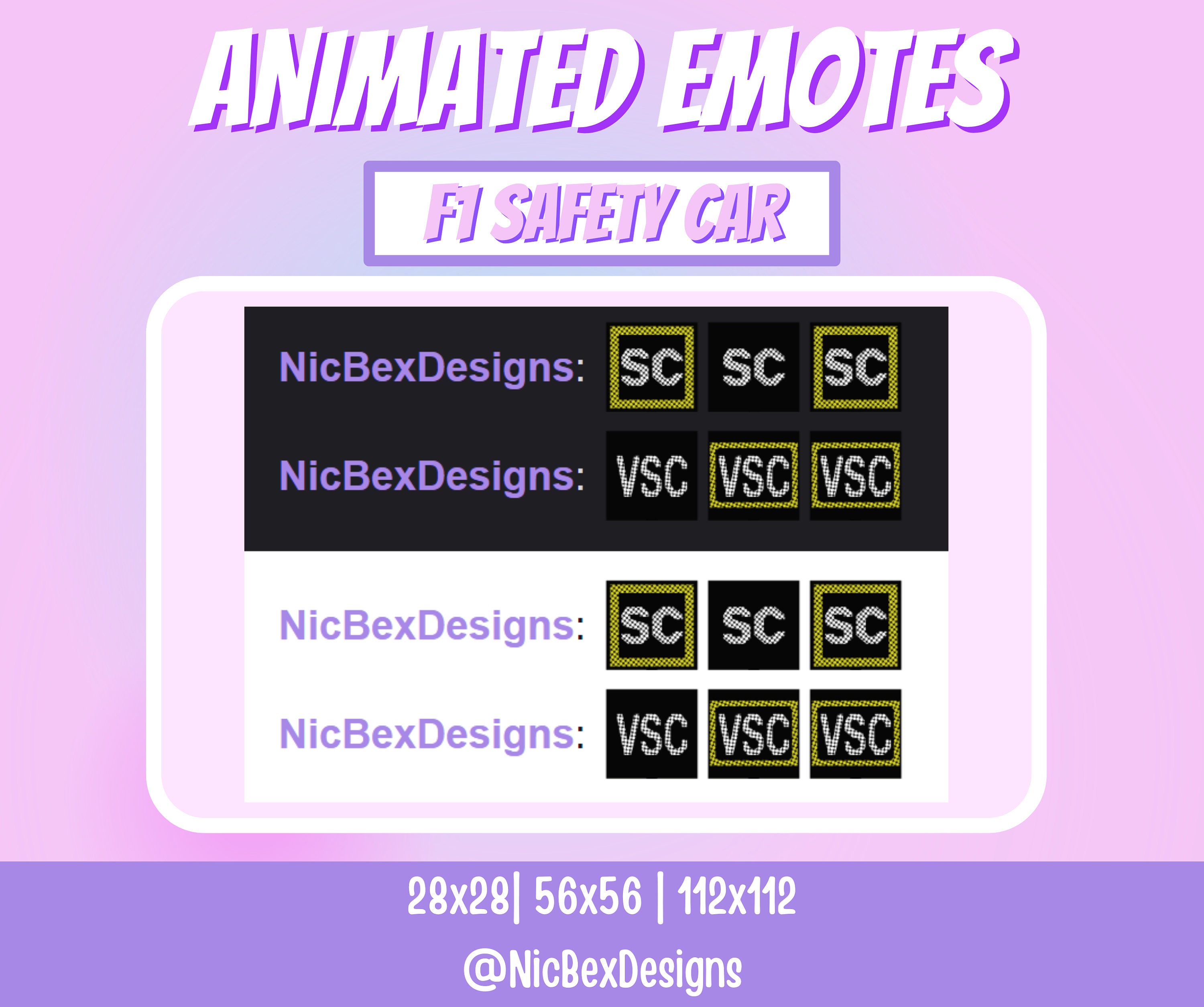 F1 Animated Twitch Emotes / Streamer / Youtube / Cheer Badges ...