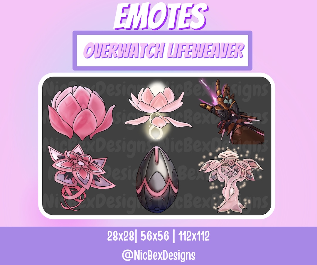 Overwatch Lifeweaver Twitch Emote Pack / Bit Badges / Streamer ...