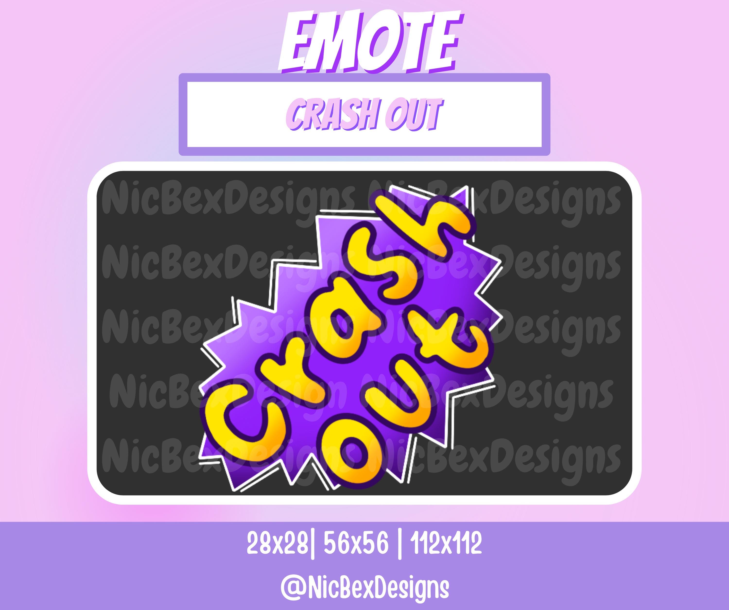 Crash Out Twitch Emote / Streamer / Youtube / Rage Emote / Crash Out ...