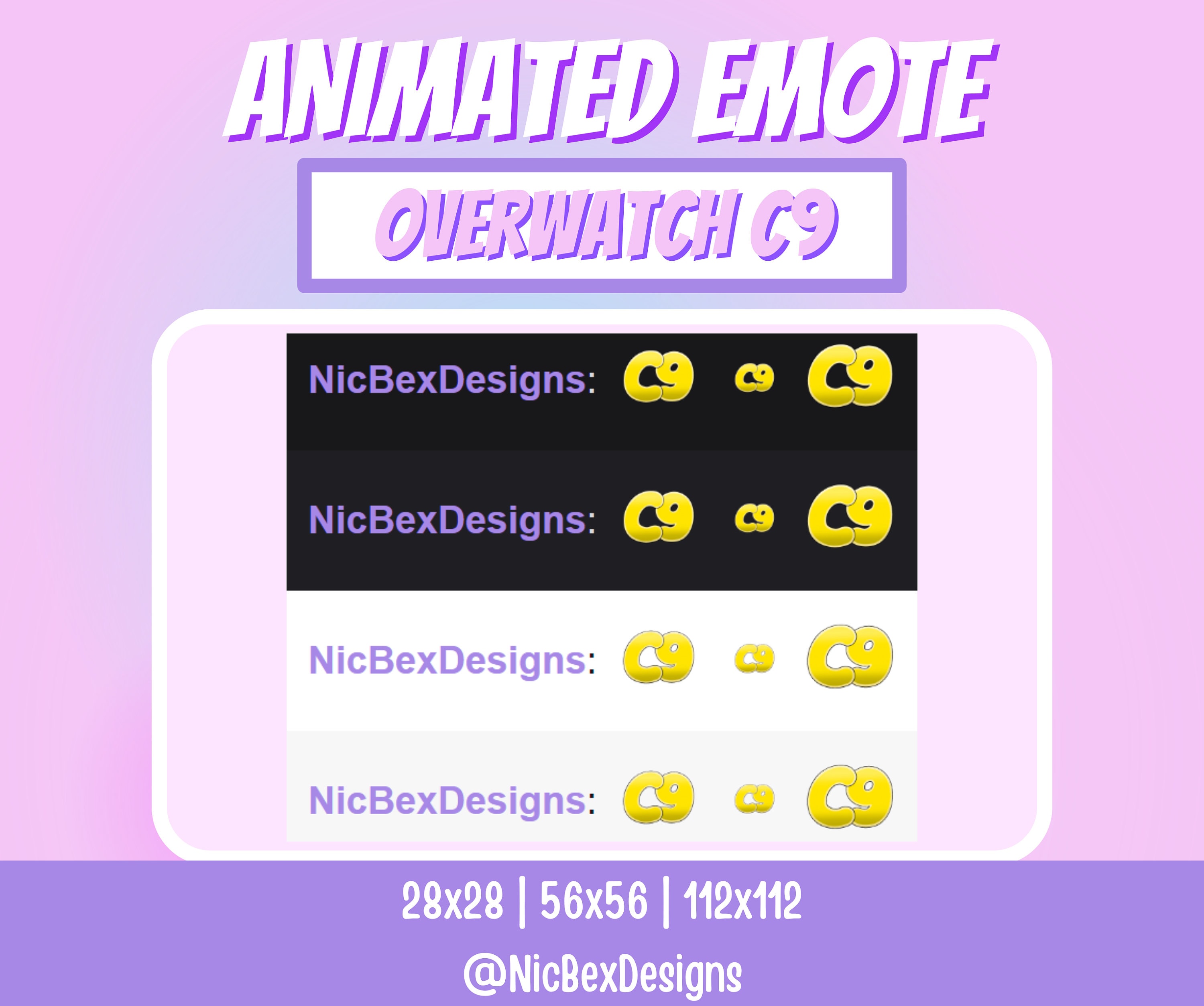 Overwatch Animated Twitch Emote / Streamer / Youtube / Cheer ...