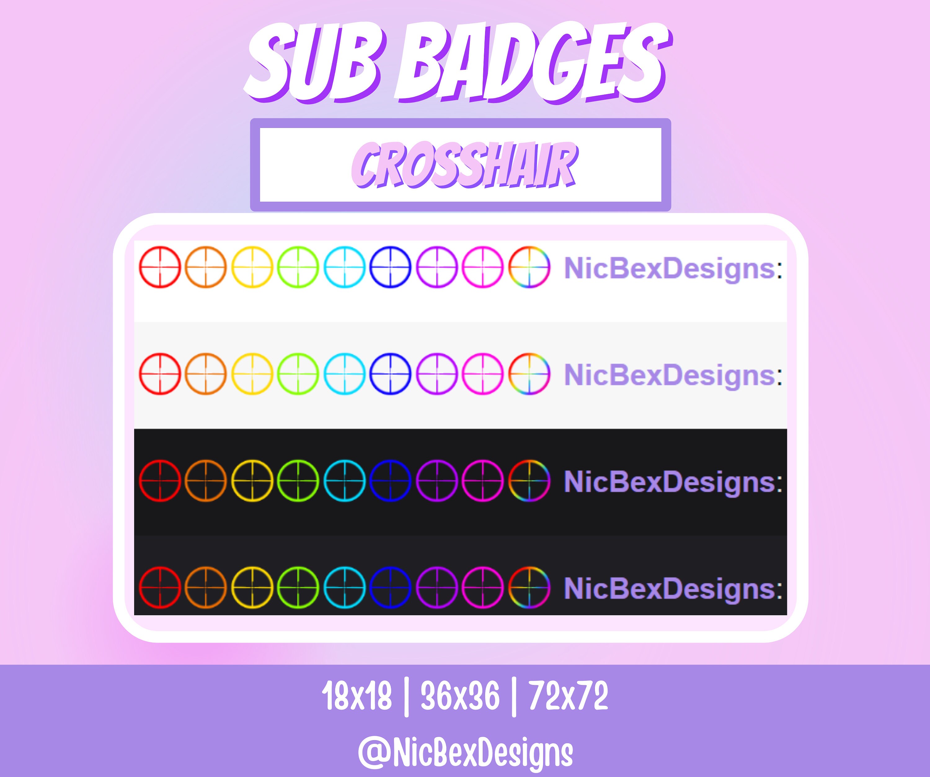 FPS Twitch Sub Badges / Streamer/ Warzone Sub Badges / Twitch Stream ...