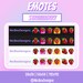 Strawberry Twitch Emotes / Fruit Emote / Streamer / Youtube / Twitch ...