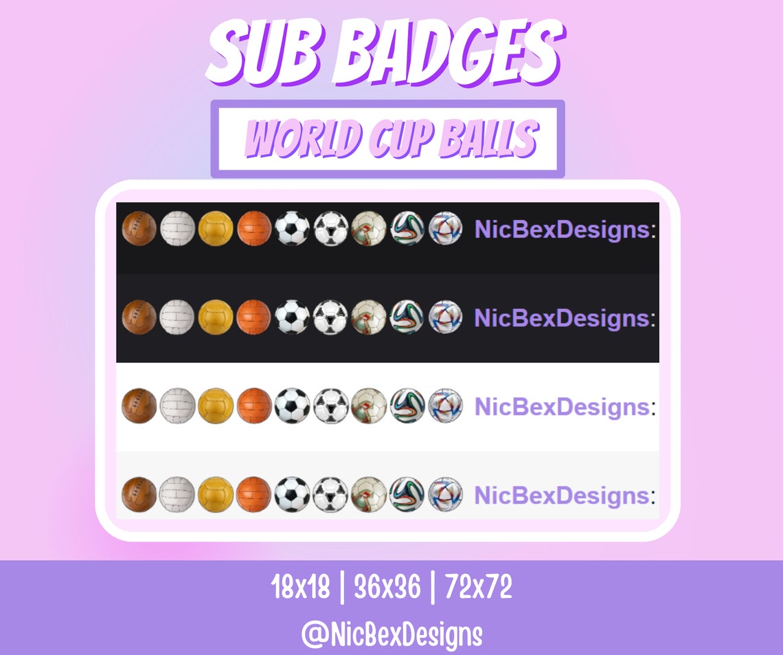 Football Twitch Sub Badges / Bit Badges / Streamer / Youtube / Cheer ...