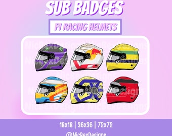 F1 Racing Car Twitch Sub Badges & Emotes / Bit Badges / Streamer ...