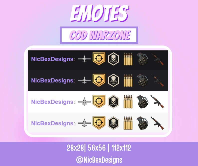 Grenade Twitch Sub Badges / Bit Badges / Streamer / Warzone Sub Badges ...