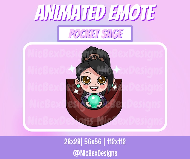 Pocket Sage Valorant Twitch Animated Emote / Streamer / Youtube / Sage ...