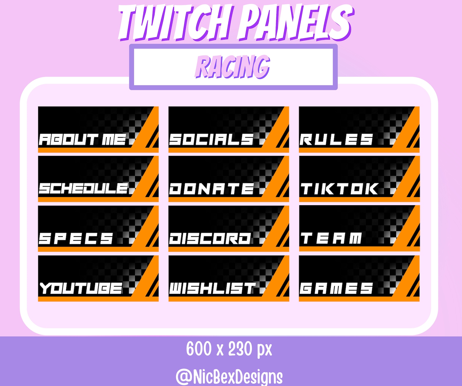 F1 Racing Twitch Panels / Streamer / Youtube / Cheer Badges / Twitch ...