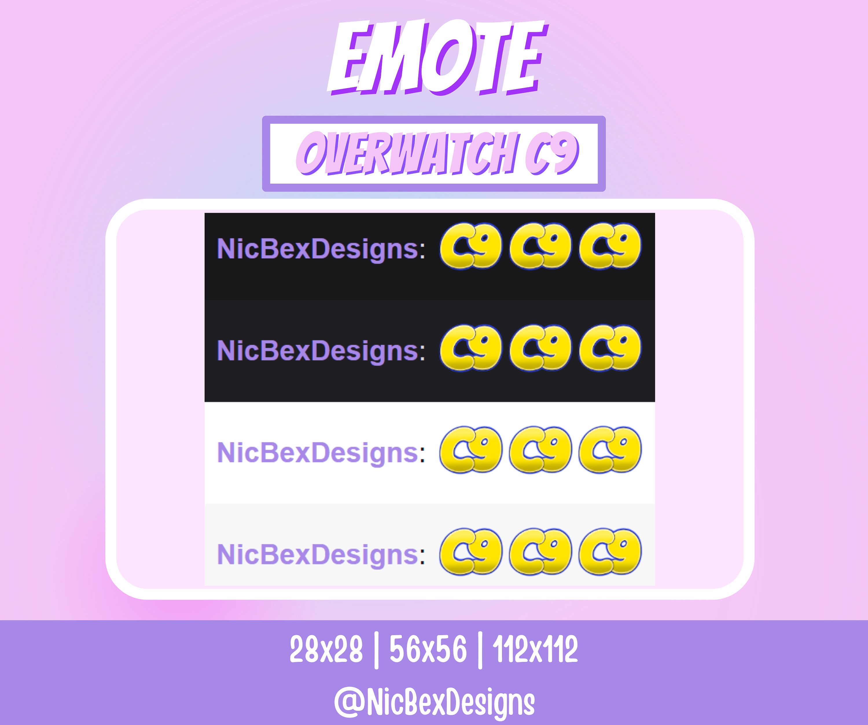 Overwatch Twitch Emote / Bit Badges / Streamer / Youtube / Cheer ...