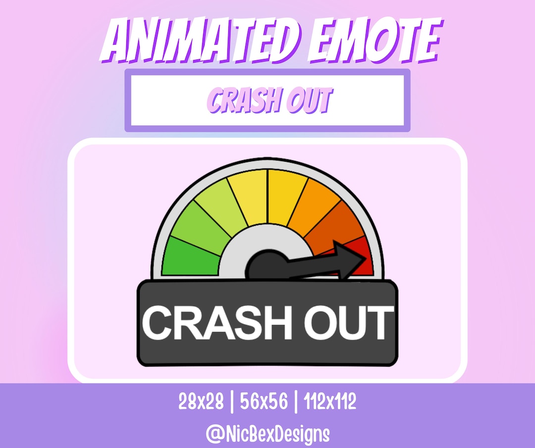 Crash Out Twitch Animated Emote / Streamer / Rage Emote / Crash Out ...