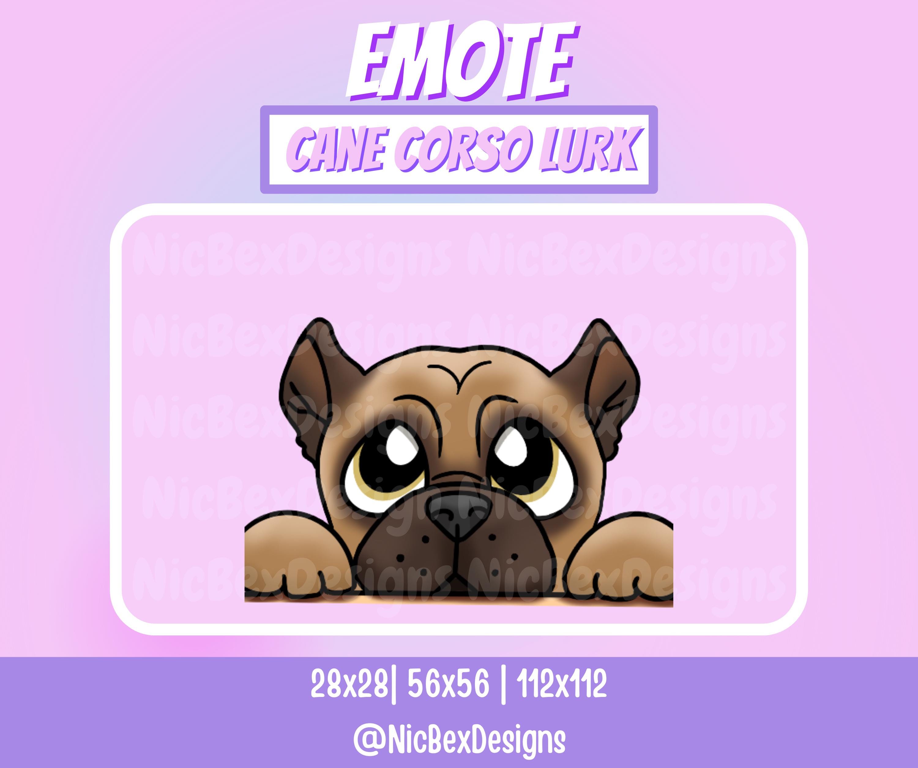 Cane Corso Twitch Emote / Bit Badges / Streamer / Youtube / Stream ...
