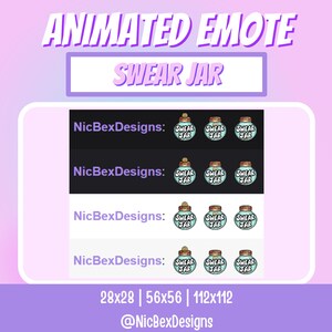 Swear Jar Twitch Animated Emote / Streamer / Youtube / Swear Jar ...