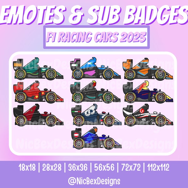 Twitch Emotes F1 Emote Racing - Etsy