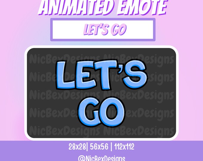 Let's Go Twitch Animated Emote / Streamer / Youtube / Lets Go Animated ... Let's Go Twitch Animated Emote / Streamer / Youtube / Lets Go Animated ...