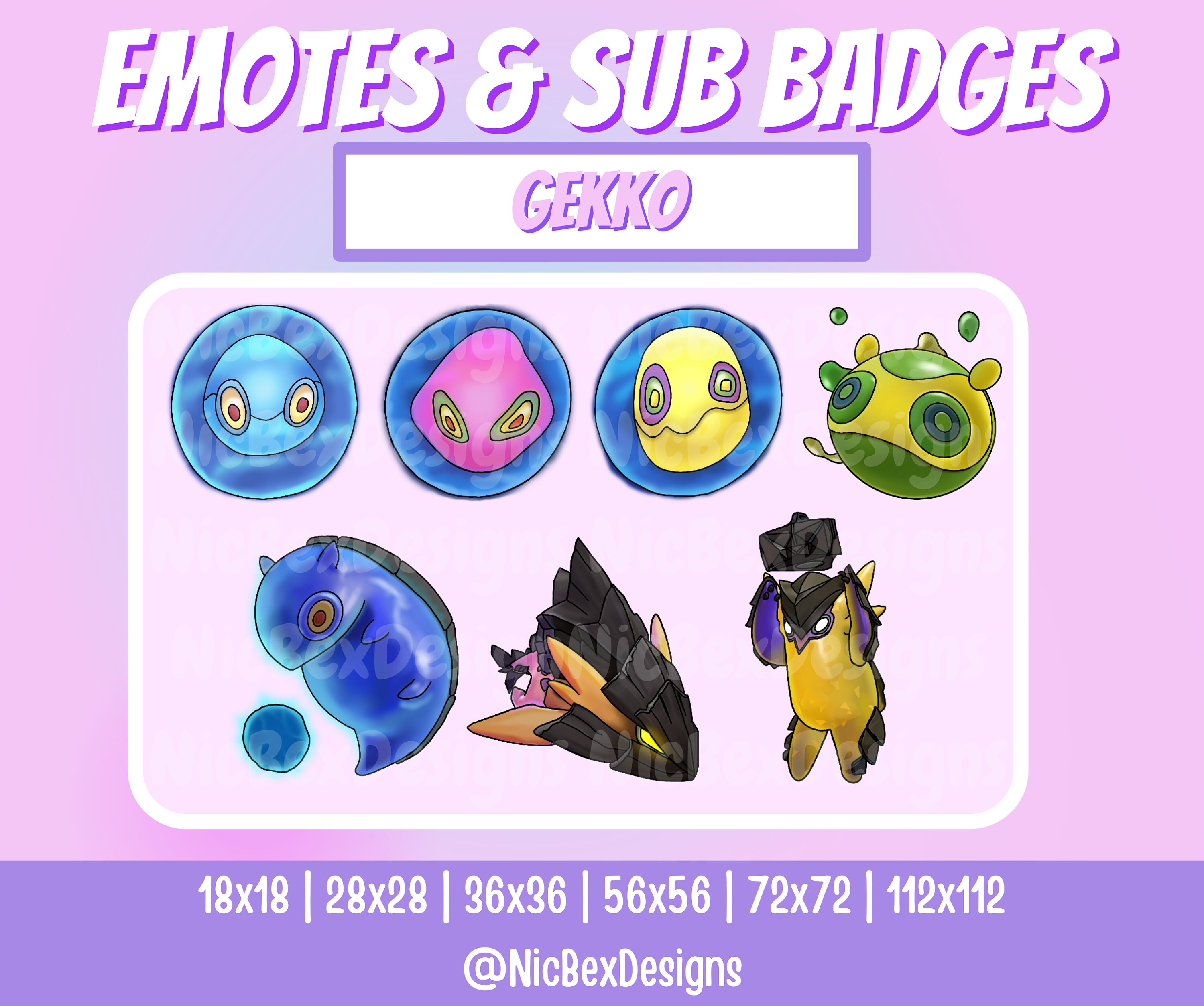 Valorant Twitch Sub Badges & Emotes / Bit Badges / Gekko Emotes ...
