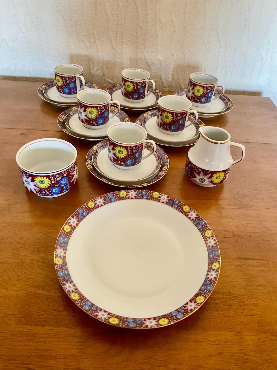 Chodziez Porcelain Tea Set - Etsy