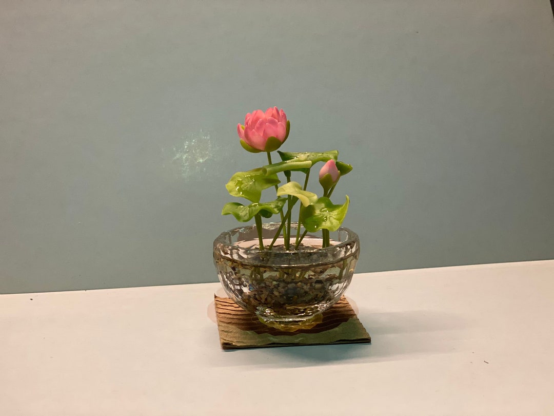 Lotus, Clay Flower - Etsy