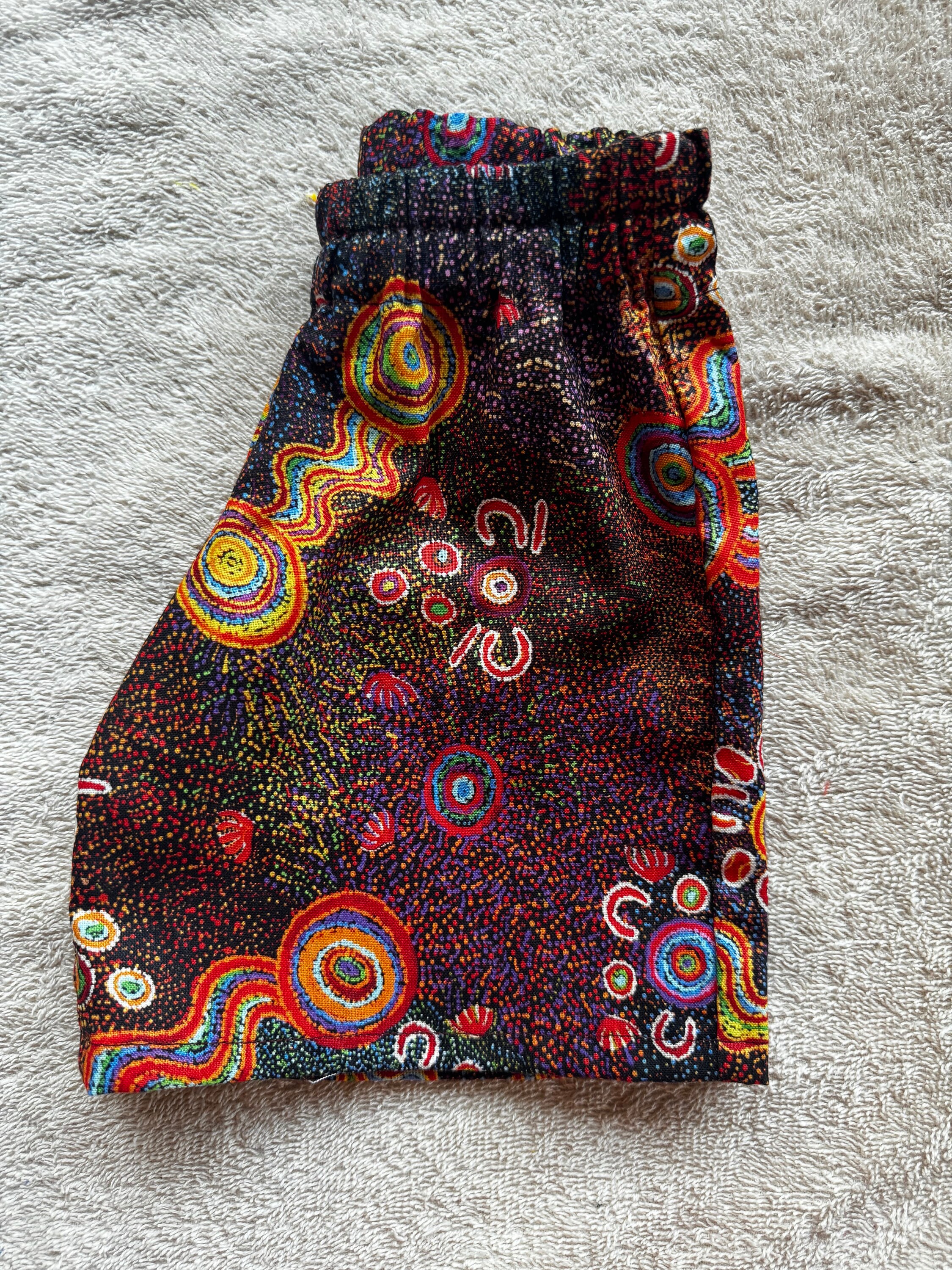 Indigenous Australian Aboriginal Print Shorts for Babies, Toddlers ...