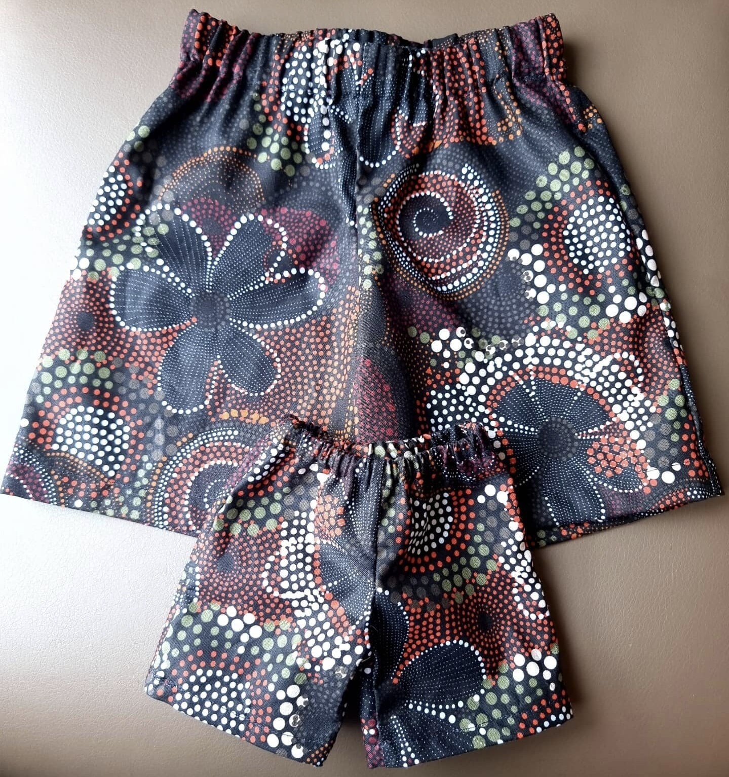Indigenous Australian Aboriginal Print Shorts for Babies, Toddlers ...