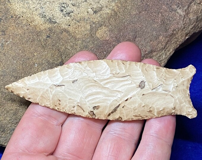 Authentic 4" Quad Auriculate Paleo Projectile Point Arrowhead Artifact ...